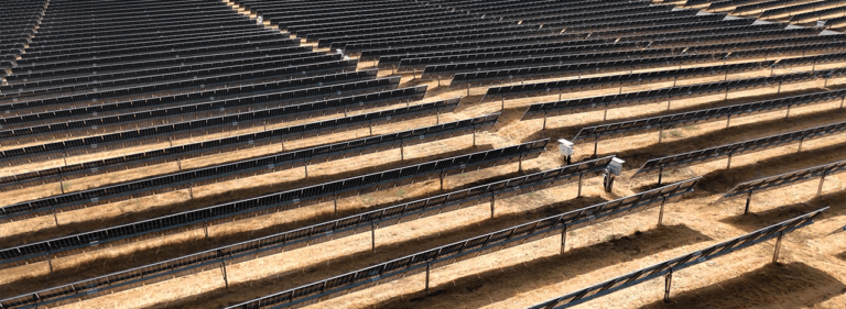 1P solar trackers | TracSmarT+1P | Solar Steel