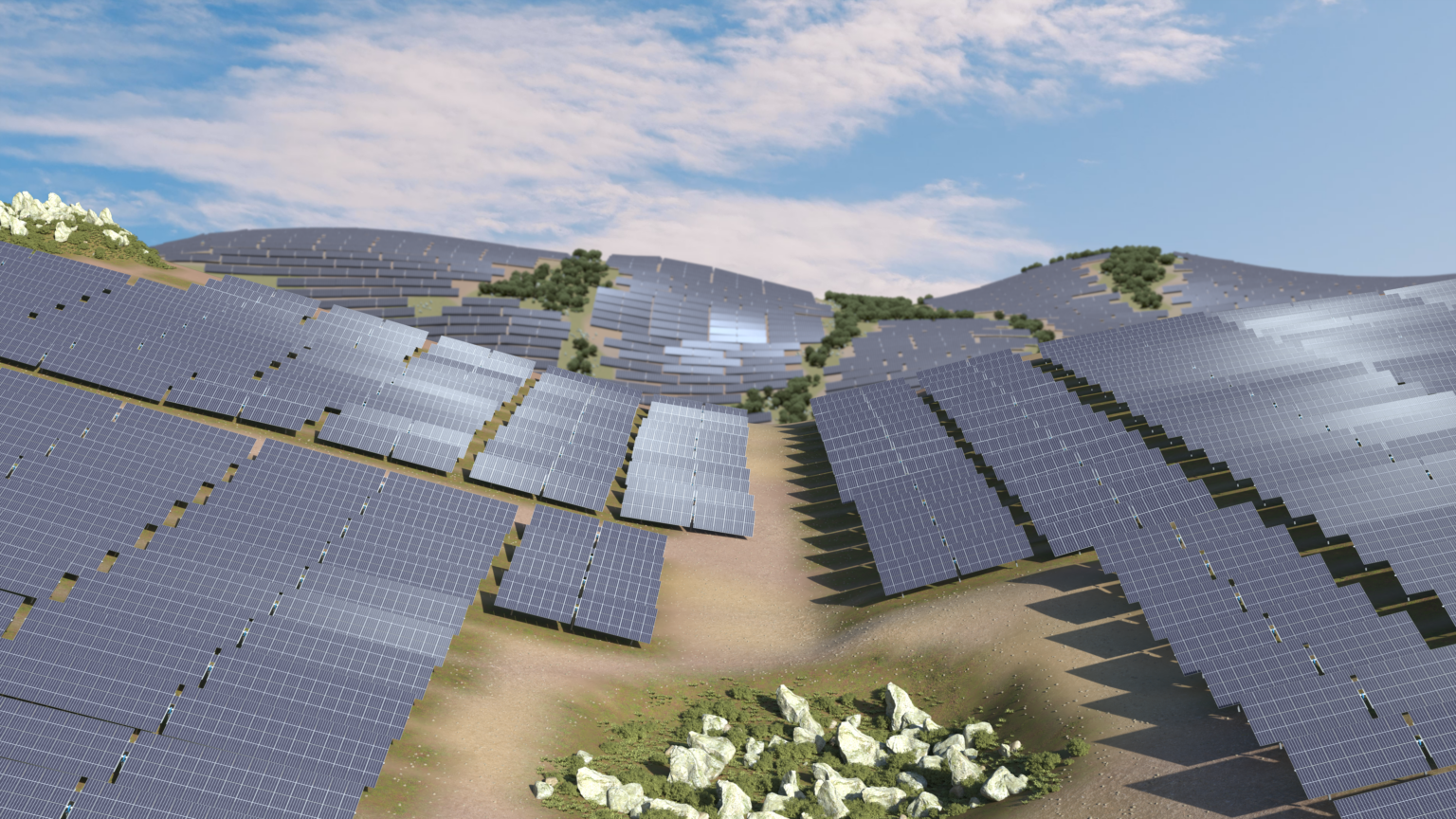 2P solar trackers | TracSmarT+2P | Solar Steel